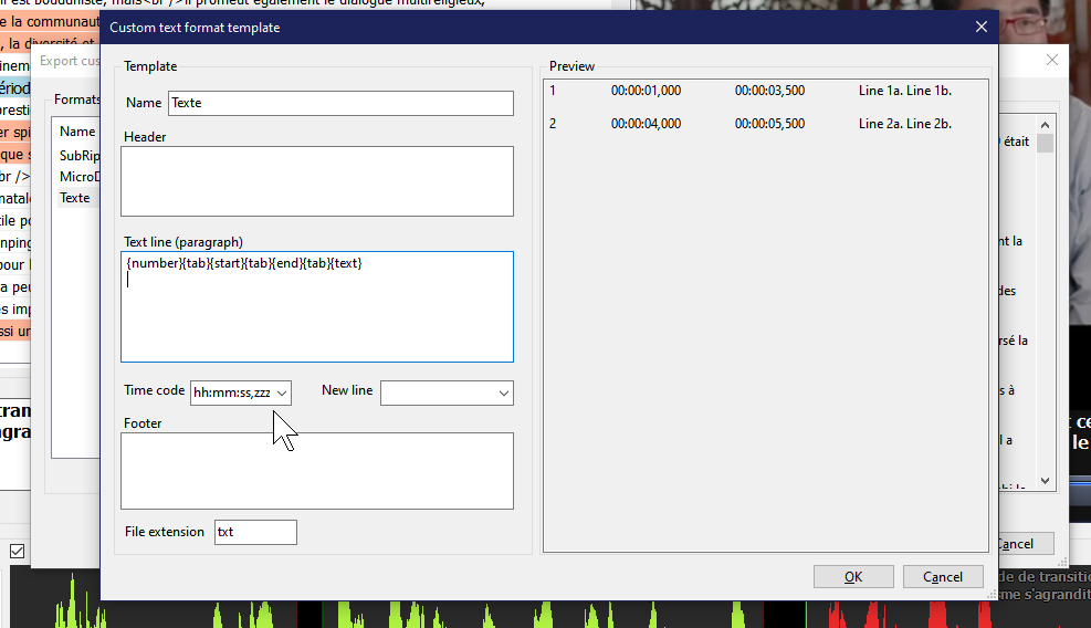 add new parameters in export custom text format · SubtitleEdit subtitleedit · Discussion #7002 ...