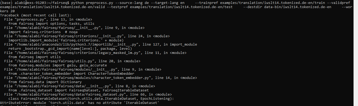 Invalid syntax when running the pre-processing script · Issue #1547 ...