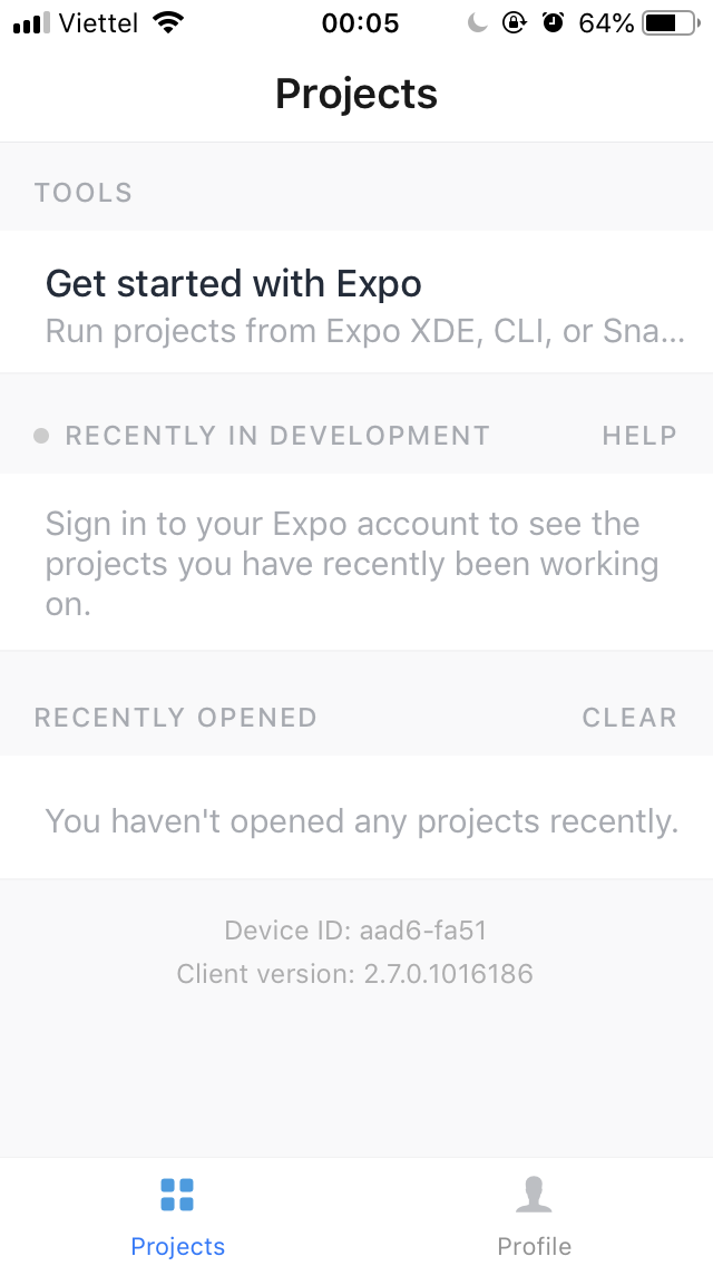 Missing Deviceid From The New Version Of Expo Client · Issue 2032 · Expoexpo · Github 