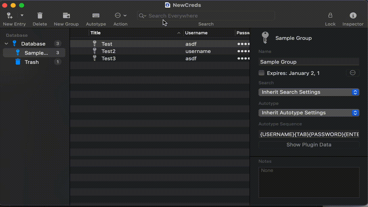 [Bug] After search the first highlighted entry can’t be copied · Issue #1154 · MacPass/MacPass ...
