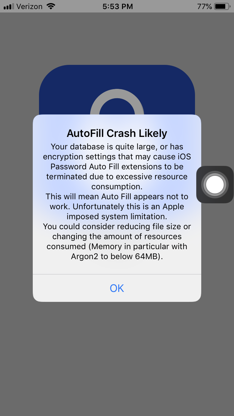 Bug Autofill And App Password · Issue 185 · Strongbox Password Safestrongbox · Github