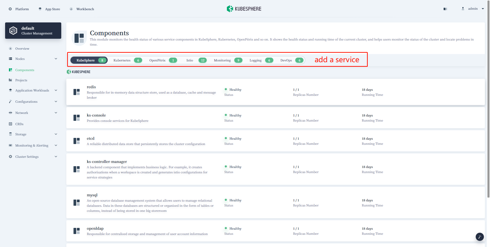 Request help:How to extend kubesphere's service components? · Issue #3867 · kubesphere ...