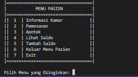 GitHub - Kelompok-6-ASD/Projek-Akhir-Rumah-Sakit: Kelompokm 6 Projek Akhir ASD Rumah Sakit