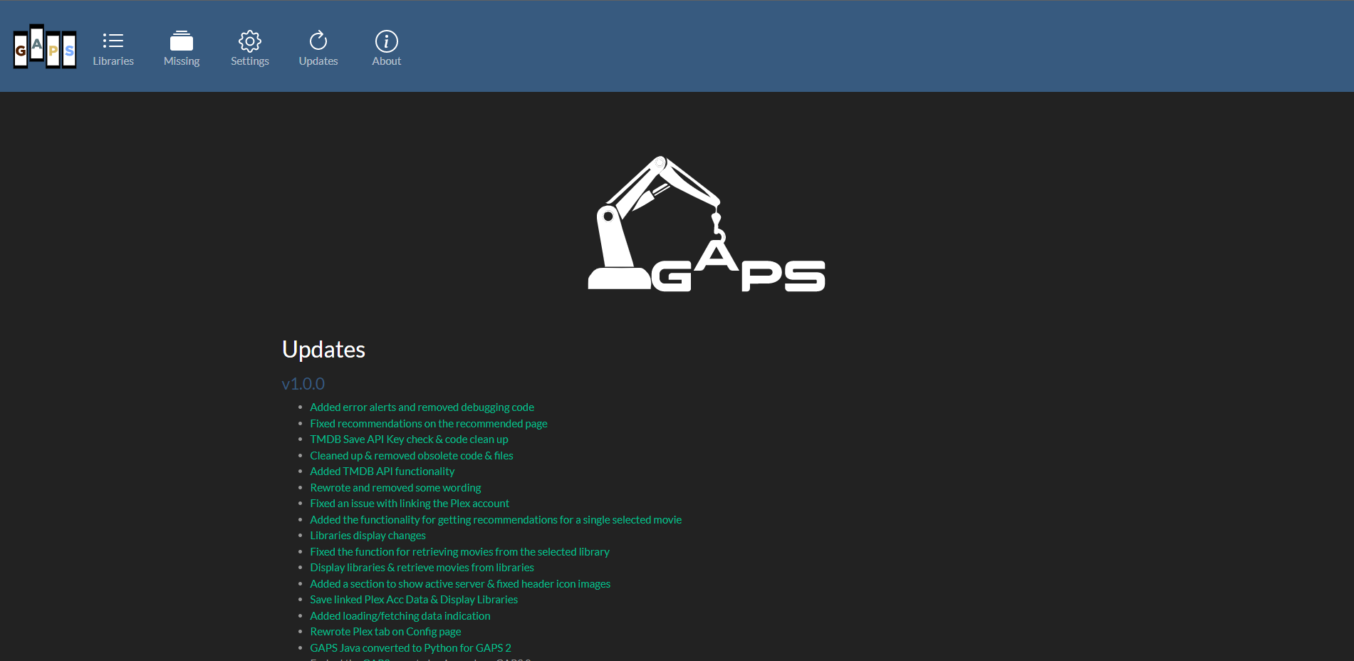 GitHub - primetime43/GAPS-2: Find the missing movies in your Plex Server