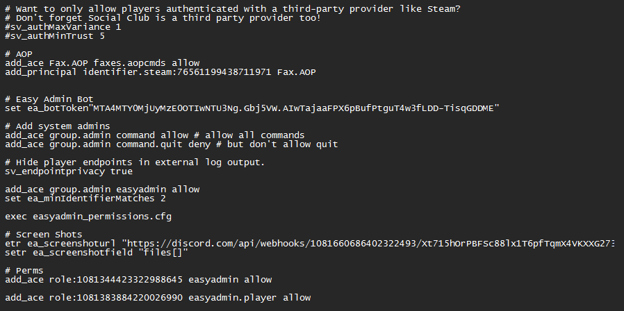 My EayAdmin Bot Isn't Going Online I've Read The Docs 5 Times And I Still Don't Understand Why ...