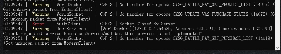 卡死 不能正常进入游戏 · Issue #282 · WowLegacyCore/HermesProxy · GitHub