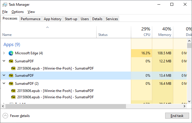 Open multiple instances of a file · Issue #1837 · sumatrapdfreader/sumatrapdf · GitHub
