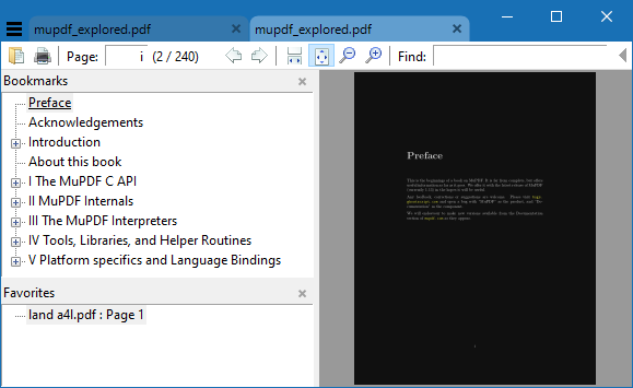 Display of bookmarks appears abnormal in "black mode" · Issue #1904 · sumatrapdfreader ...