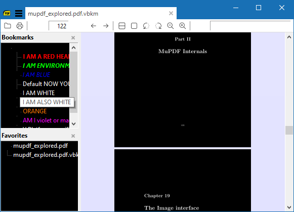 Display of bookmarks appears abnormal in "black mode" · Issue #1904 · sumatrapdfreader ...