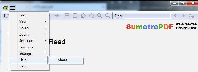Pre-rel Menu missing on 32bit win 7 · Issue #2264 · sumatrapdfreader/sumatrapdf · GitHub