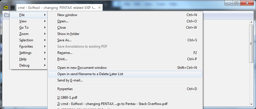 some features in gui [Delete File & Open Document in New Window ...