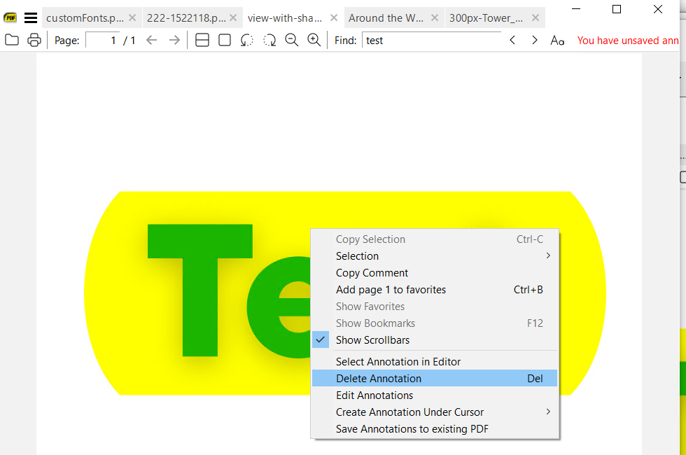 trouble in deleting highlight · Issue #2248 · sumatrapdfreader/sumatrapdf · GitHub