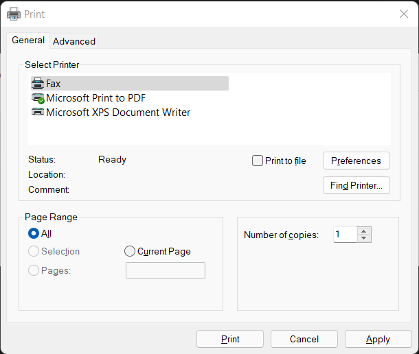 print dialog box is blank · sumatrapdfreader sumatrapdf · Discussion ...