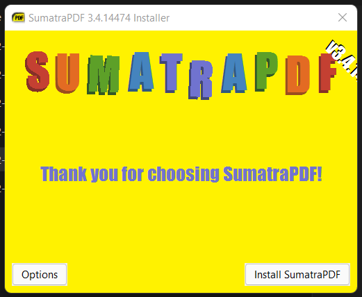 Windows sandbox scale of installer · Issue #2506 · sumatrapdfreader/sumatrapdf · GitHub