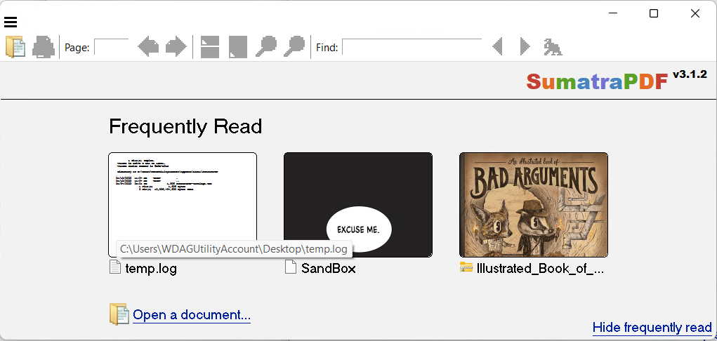 Viewing Plain Text - Regression · Issue #2576 · sumatrapdfreader/sumatrapdf · GitHub