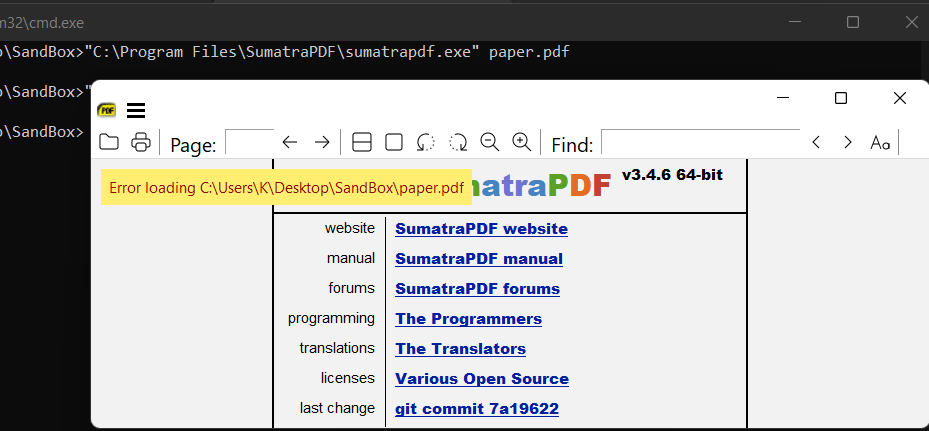 unwanted debug spew on console when invoked from WSL · Issue #2710 · sumatrapdfreader/sumatrapdf ...