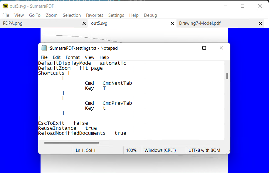 How can I customize the next/previous tab shortcut? · sumatrapdfreader sumatrapdf · Discussion ...