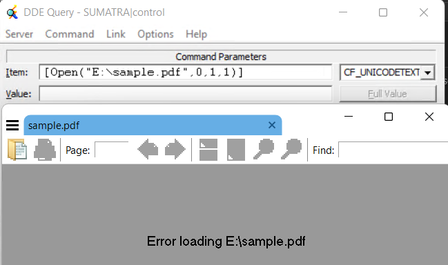 SumatraPDF does not respond to DDE commands · sumatrapdfreader sumatrapdf · Discussion #2993 ...