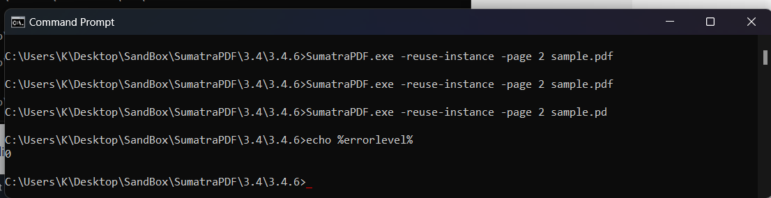 SumatraPDF returns exit code 1 · sumatrapdfreader sumatrapdf · Discussion #3021 · GitHub