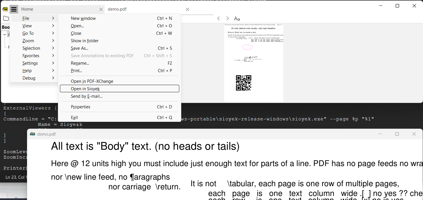 external viewer command for sioyek not working · sumatrapdfreader sumatrapdf · Discussion #3193 ...