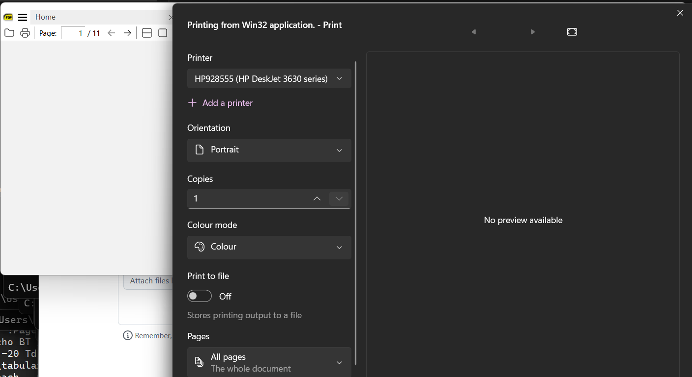 Better printing settings dialog · Issue #3216 · sumatrapdfreader/sumatrapdf · GitHub
