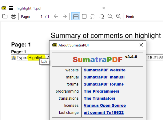 Why don't I have annotation function? · sumatrapdfreader sumatrapdf · Discussion #3325 · GitHub