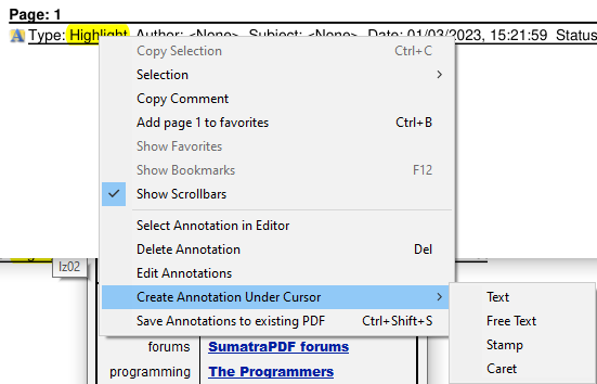 Why don't I have annotation function? · sumatrapdfreader sumatrapdf ...