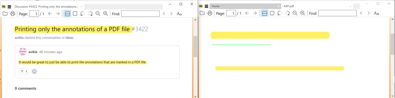 Printing only the annotations of a PDF file · sumatrapdfreader sumatrapdf · Discussion #3422 ...