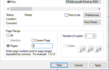 Printing individually selected pages only prints page 1 · Issue #3427 · sumatrapdfreader ...