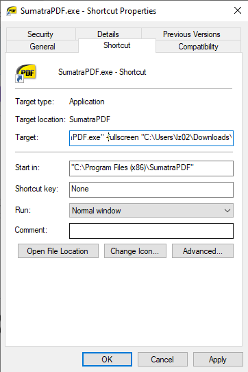 Brand new- How to use as KIOSK fullscreen? · Issue #3465 · sumatrapdfreader/sumatrapdf · GitHub