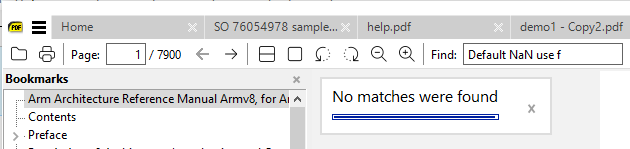 Find stuck at "Searching 7881 of 7900" · Issue #3532 · sumatrapdfreader/sumatrapdf · GitHub