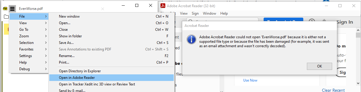 Loading error no longer leaves file open · Issue #3595 · sumatrapdfreader/sumatrapdf · GitHub