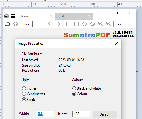 Window size · Issue #3635 · sumatrapdfreader/sumatrapdf · GitHub