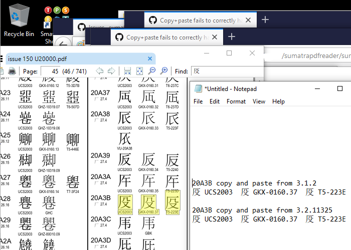 Copy+paste fails to correctly handle non-BMP Unicode · Issue #150 ...