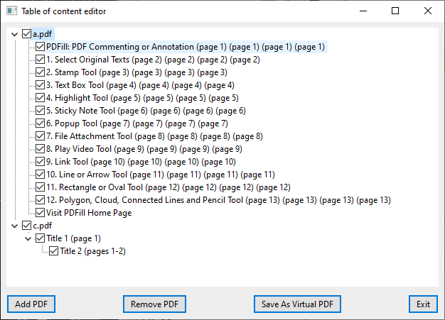 Odd behavior in TOC editor when adding and removing documents · Issue #1405 · sumatrapdfreader ...