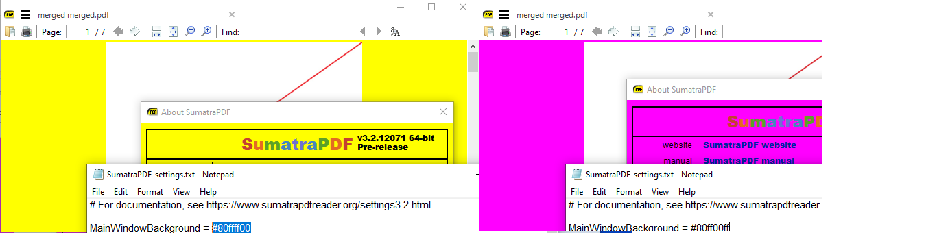 Settings/Advanced Options/MainWindowBackground not changing background color · Issue #1044 ...