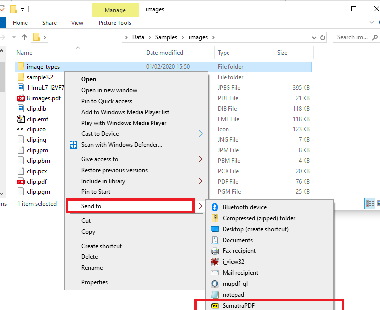 Feature: Right click on a folder menu · Issue #501 · sumatrapdfreader/sumatrapdf · GitHub
