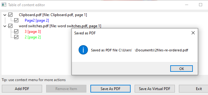 ToC Save as PDF Niggle 2 · Issue #1488 · sumatrapdfreader/sumatrapdf · GitHub