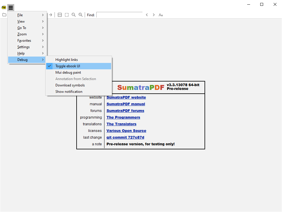 Text selection is not available for epubs and mobi · Issue #1698 · sumatrapdfreader/sumatrapdf ...