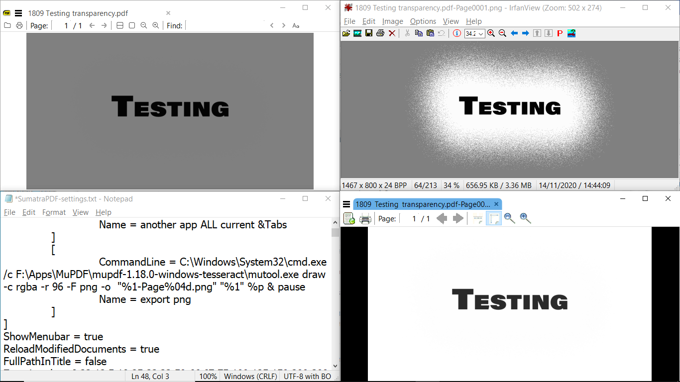 Need Transparency Grid feature: Transparent PDFs w/white elements invisible in SumatraPDF ...