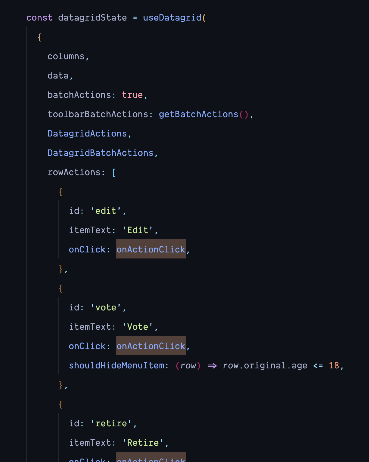 Get click callback in expandable rows of Datagrid? · Issue #2603 ...
