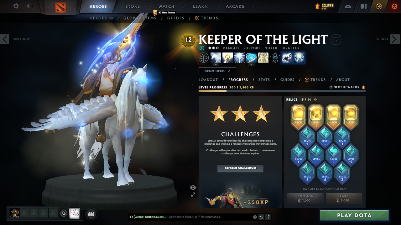Keeper Of The Light Has 15 Out Of 14 Dota Relics · Issue 7687 · Valvesoftware Dota2 Gameplay
