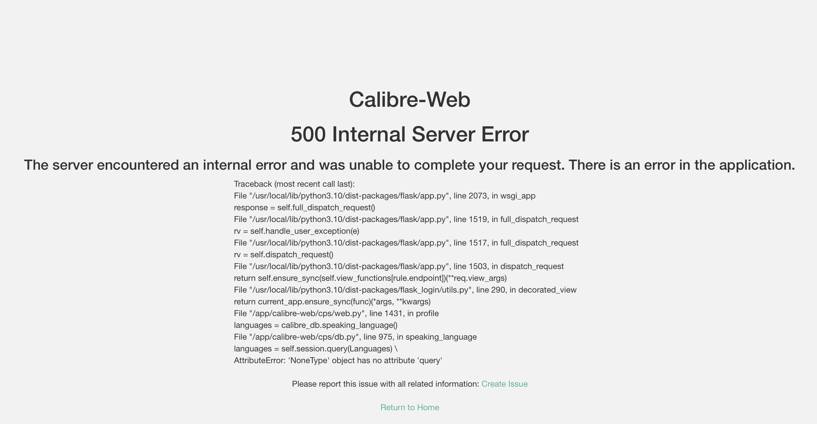 500 Internal Server Error · Issue 2691 · Janeczkucalibre Web · Github 