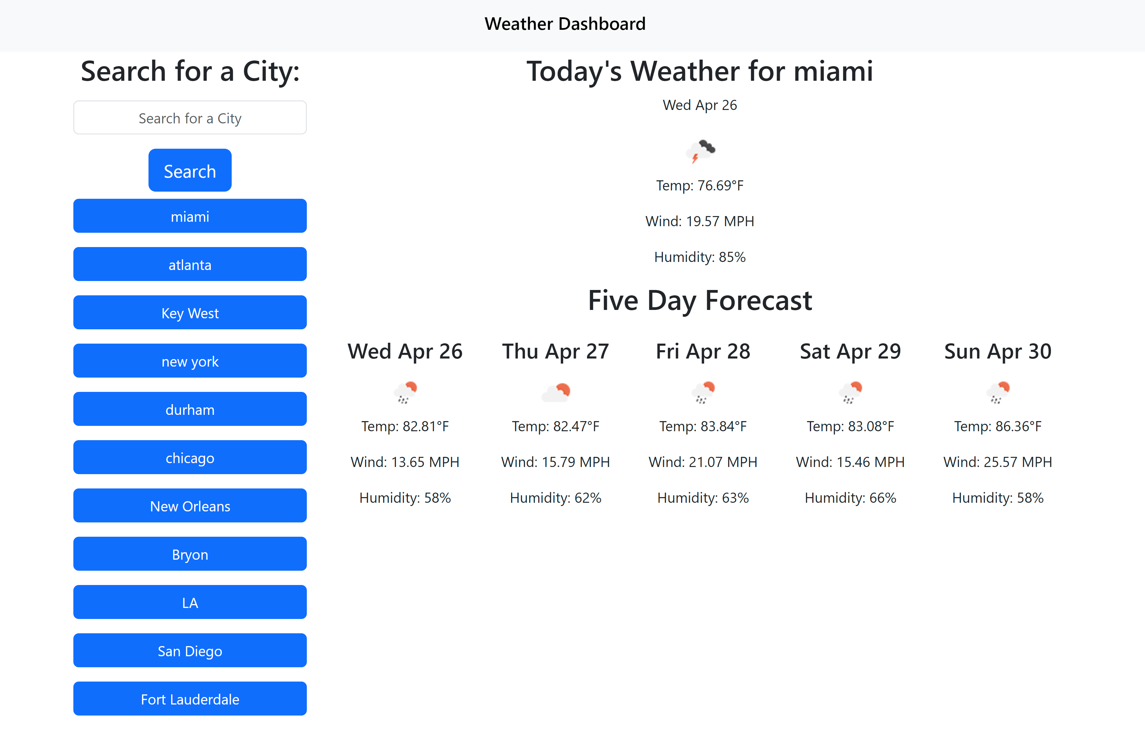 GitHub - KathyrnY/weather-forecast-dashboard GitHub - KathyrnY/weather-forecast-dashboard