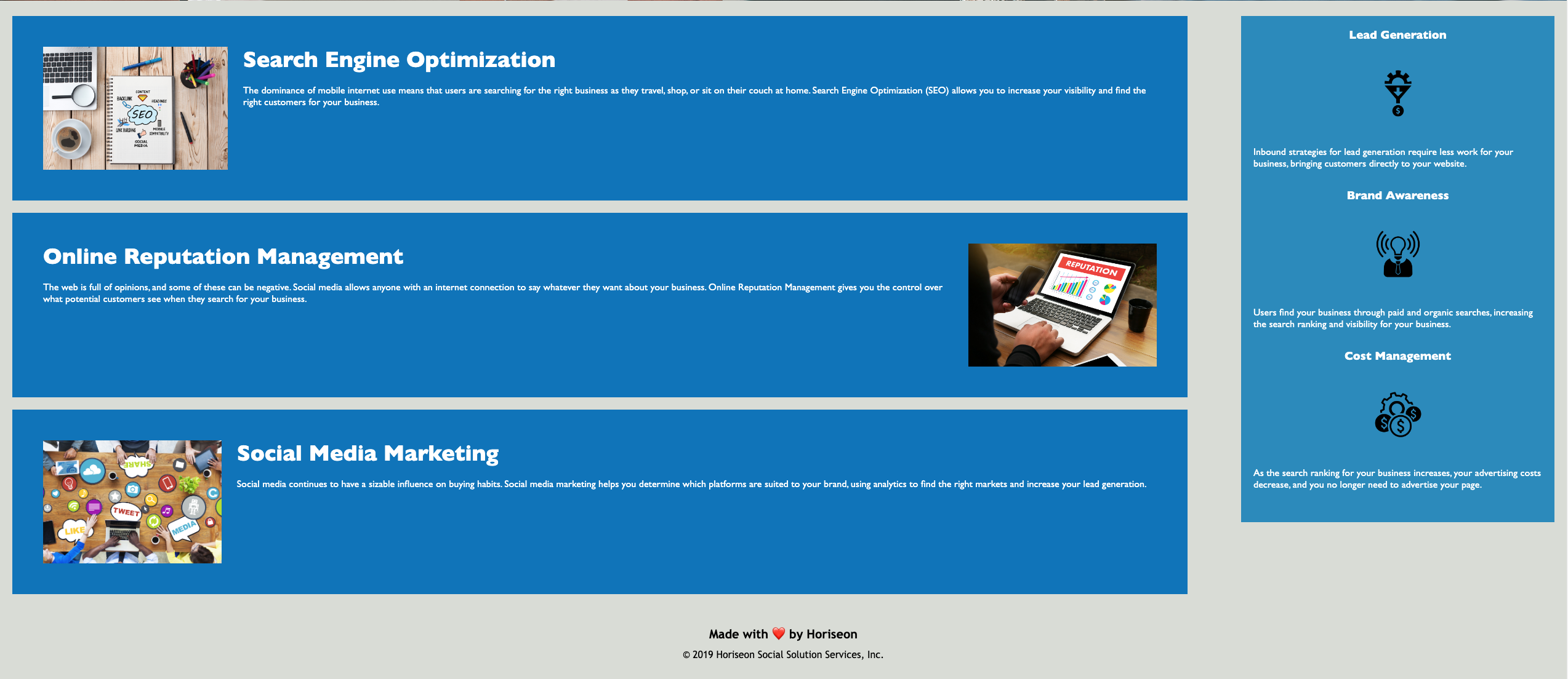 GitHub - orngmrmld/Horiseon-Landing-Page: Bootcamp Coding Challenge 1