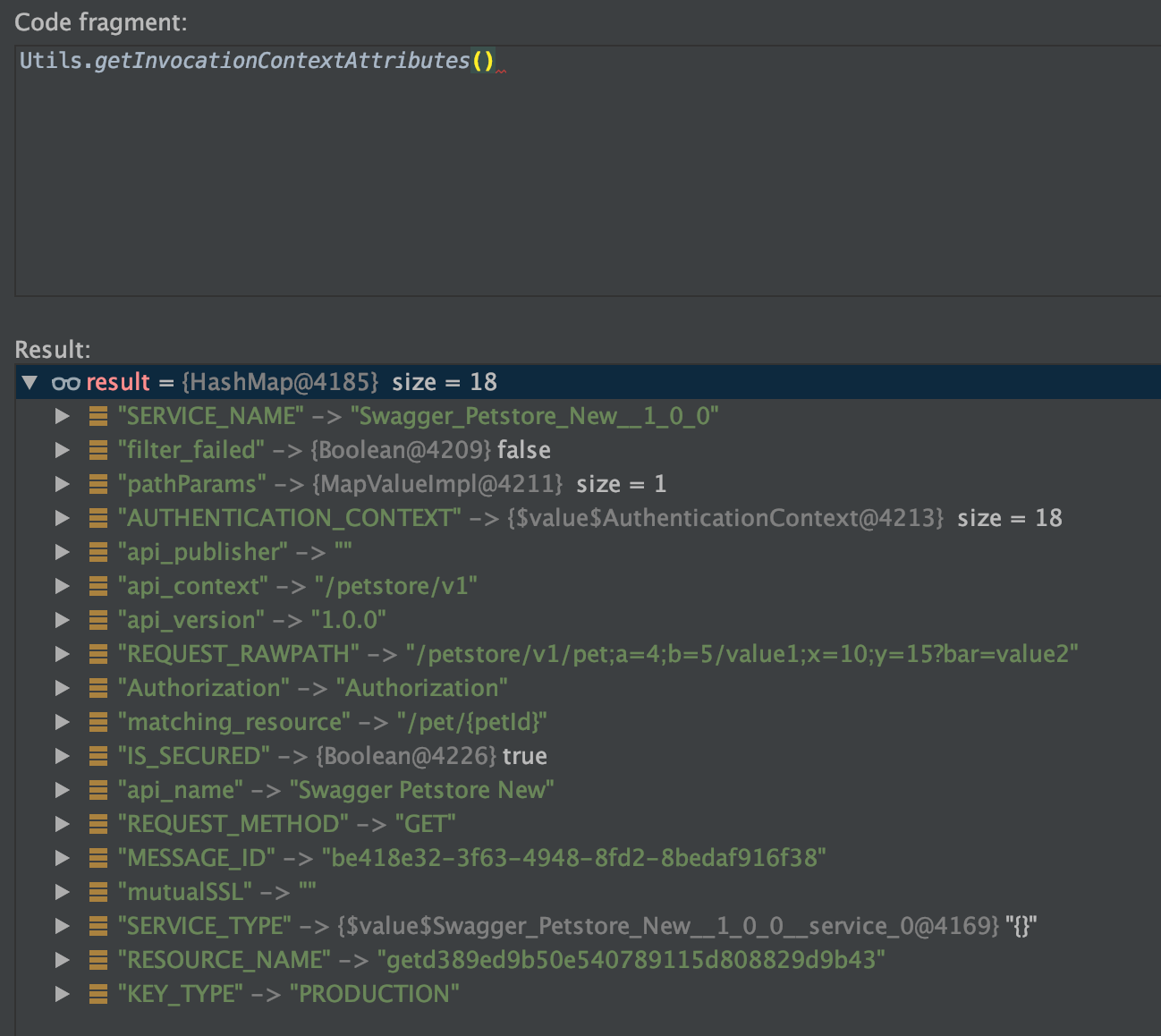 Interceptor get request path parameters and the matching resource path ...