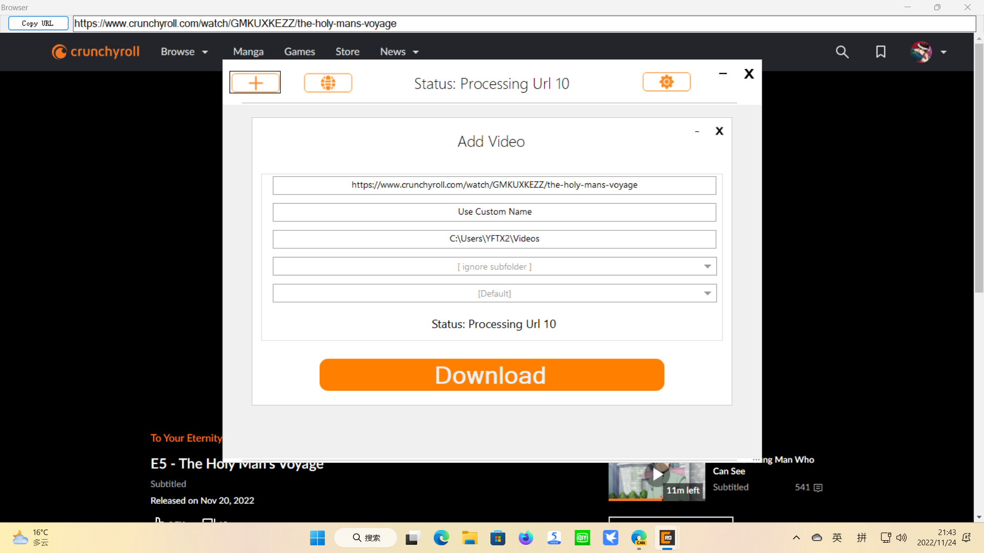 error in v3.9 portable 4 · Issue #592 · hama3254/Crunchyroll-Downloader-v3.0 · GitHub