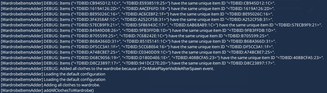 Not adding clothes to new save. · Issue #2 · MrSimbax/cp2077-mod-wardrobe-items-adder · GitHub