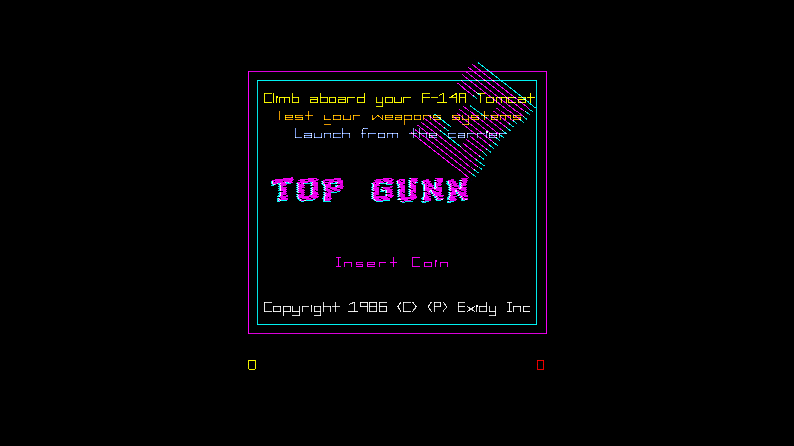 exidy/vertigo.cpp: Top Gunner (Exidy) vector lines get very thick during attract mode compared ...