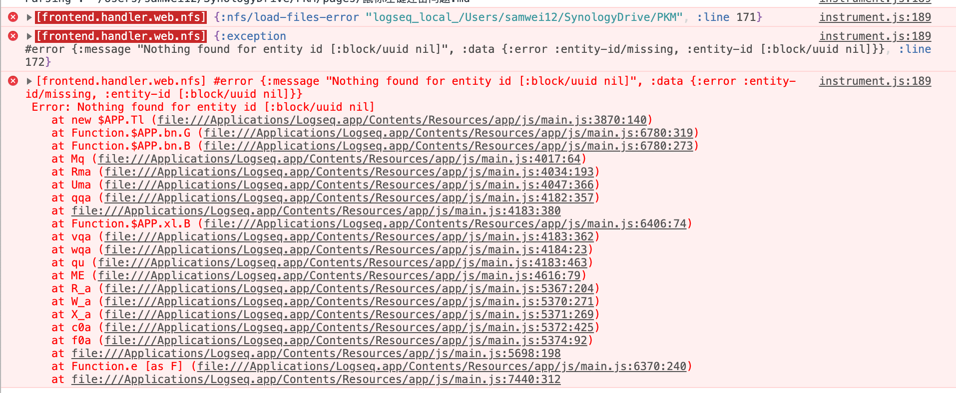 Can't re-index graph · Issue #2531 · logseq/logseq · GitHub